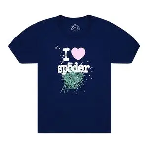 SP5DER Souvenir Tee 'navy - Blue