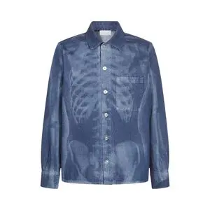 Off-White Body Scan Over Denim Shirt