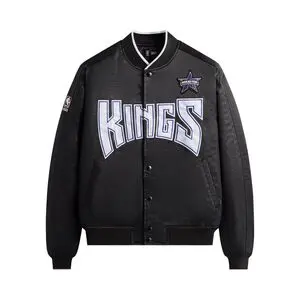 Kith For Nba All-star Sacramento Kings Bomber Jacket - Black