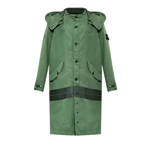 Stone Island Long Parka 'olive - Green