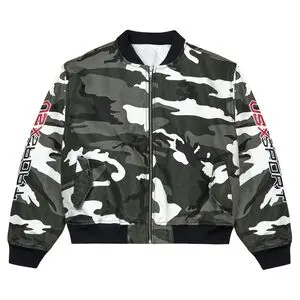 VALE FOREVER Serbian Bomber 'mono/camo - Black