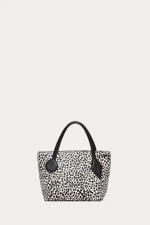 LIFFNER Sprout Tote Micro Dalmatian - White