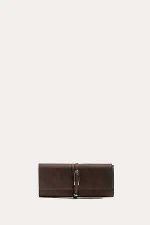LIFFNER Belted Clutch Dark - Brown