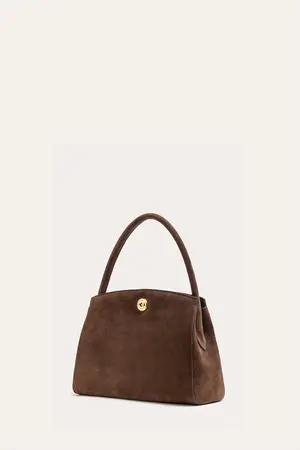 LIFFNER Pushlock Suede Lady Bag