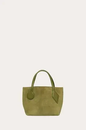 LIFFNER Sprout Tote Micro Herb Suede - Green