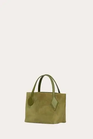 LIFFNER Micro Herb Suede Top Handle Bag