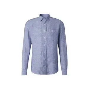 Bogner Timi Linen Shirt - Navy Blue/white