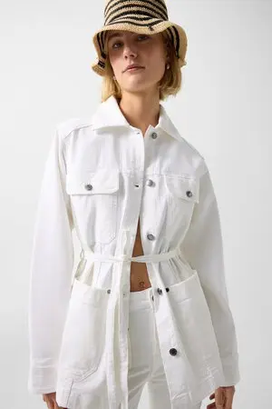 Bogner Pelin Denim Jacket - White