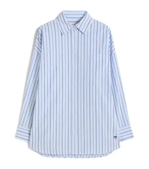 Max Mara Cotton Striped Oversized Shirt