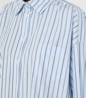 Max Mara Cotton Striped Oversized Shirt