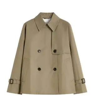 Max Mara Cotton-blend Trench Jacket