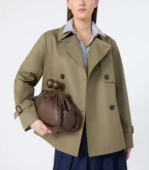 Max Mara Cotton-blend Trench Jacket