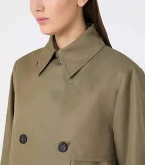 Max Mara Cotton-blend Trench Jacket