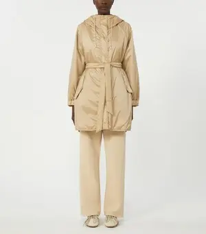 Max Mara Reversible Hooded Coat - Beige