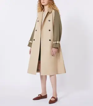Max Mara Gabardine Reversible Trench Coat
