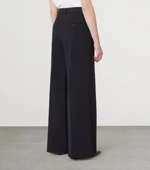 Max Mara Virgin Wool Wide-leg Trousers