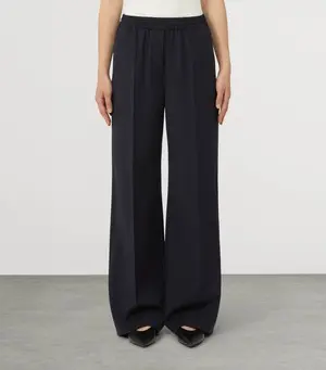Max Mara Virgin Wool Straight-leg Trousers