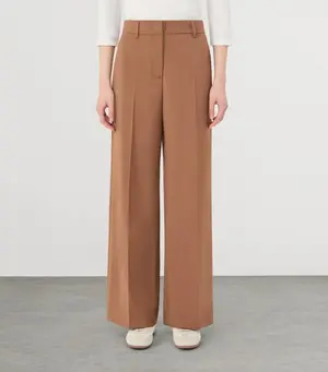 Max Mara Wool Wide-leg Trousers
