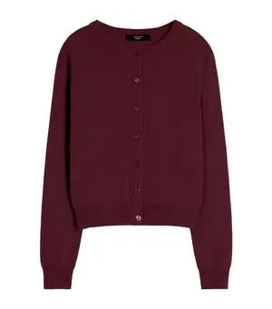 Max Mara Wool-cashmere Buttoned Cardigan