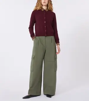 Max Mara Wool-cashmere Buttoned Cardigan