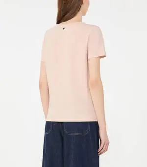 Max Mara Stretch-cotton T-shirt - Pink