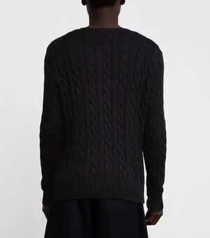 Polo Ralph Lauren Cotton Cable-knit Sweater - Black