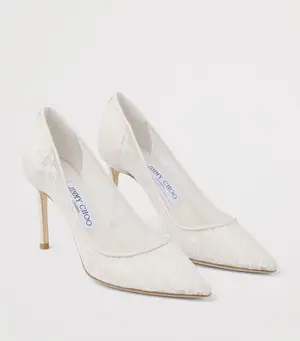 JIMMY CHOO Romy 85 Lace Pumps