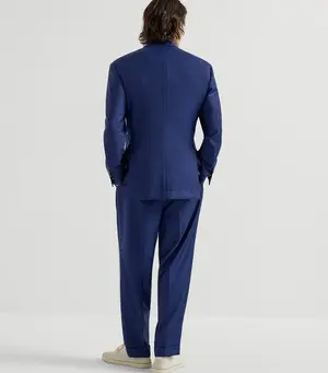Brunello Cucinelli Virgin Wool 2-piece Suit - Blue