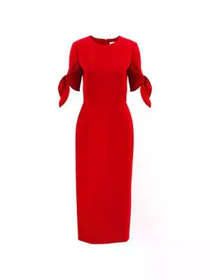 Carolina Herrera Tie Detailed Cocktail Dresses