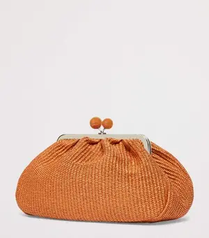 Max Mara Woven Pasticcino Clutch - Pink