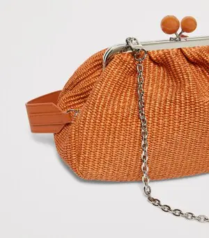 Max Mara Woven Pasticcino Clutch - Pink