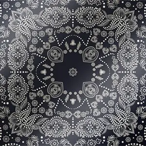 Max Mara Silk Print Square Scarf