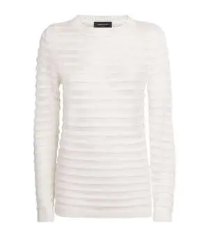 Fabiana Filippi Cotton-blend Striped Sweater