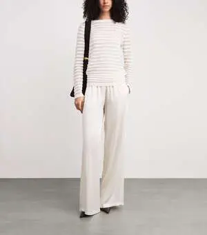Fabiana Filippi Cotton-blend Striped Sweater