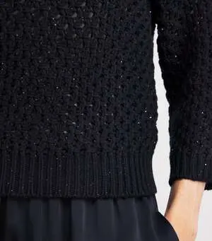 Fabiana Filippi Wool-blend Sparkle Sweater