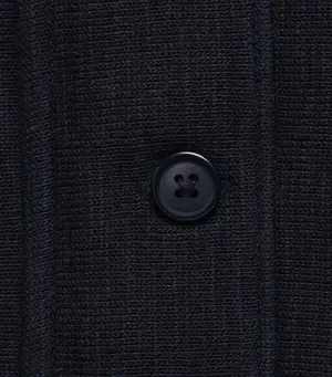 Vince Stretch Cotton-tencel Overshirt - Navy
