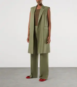 Marina Rinaldi Linen Twill Gilet