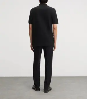BOSS Cotton Polo Shirt - Black