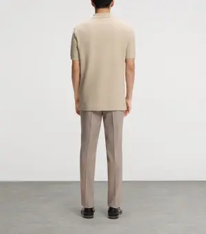 BOSS Cotton Polo Shirt - Beige