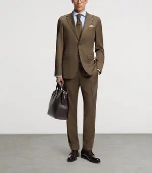 BOSS Wool-mohair Straight Fit Blazer