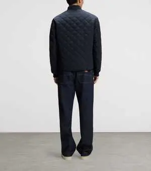 BOSS Water-repellent Quilted Jacket - Blue