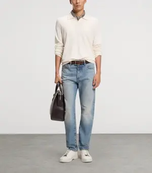 BOSS Silk Polo Sweater