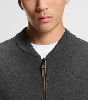 BOSS Wool-blend Bomber Jacket