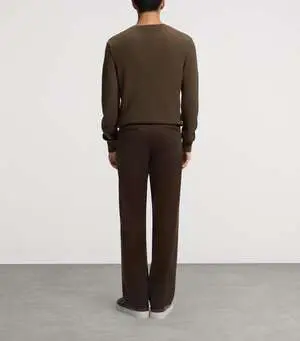 BOSS Virgin Wool-silk Crewneck Sweater
