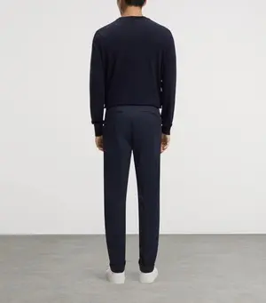 BOSS Stretch-cotton Slim Fit Trousers
