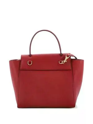 Celine Textured Leather Nano Belt Bag - Red