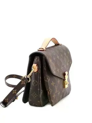 LOUIS VUITTON Pochette Metis Monogram Canvas Crossbody Bag - Brown