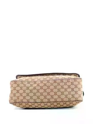 Gucci Web Strap Flap Messenger Gg Canvas Medium