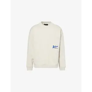 Barbour Blythe Logo-print Cotton Sweatshirt - Neutral Marl