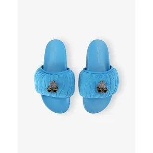 Kurt Geiger Eagle Puff Fabric Slides